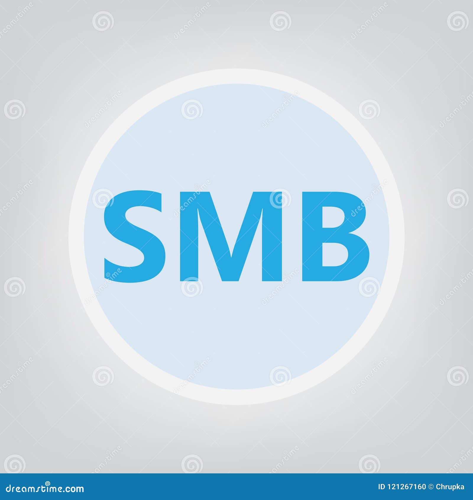 SMB Small and Medium-sized Business Stock Vector - Illustration of blue ...