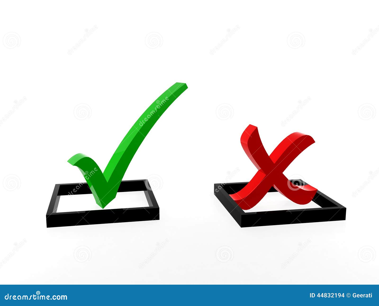 Símbolo Correcto E Incorrecto De La Marca Stock de ilustración - Imagen ...