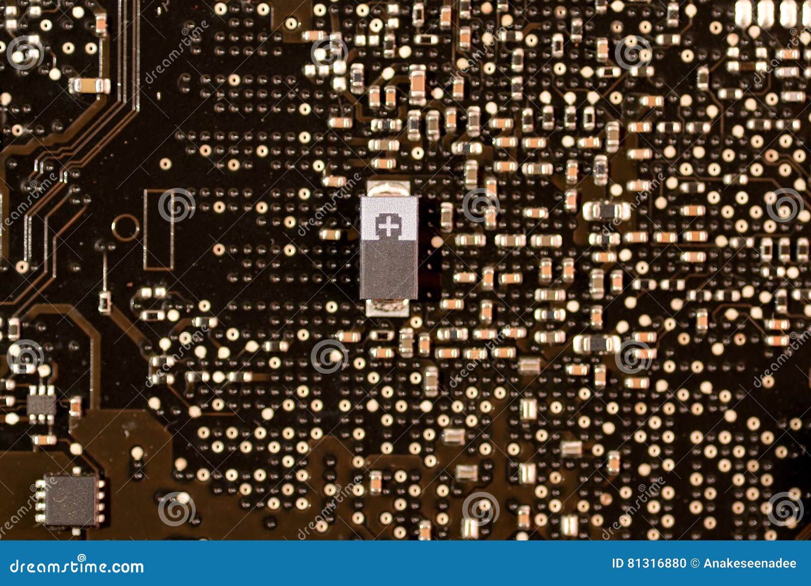 Smd capacitor stock photo. Image of wire, spot, integrated - 81316880
