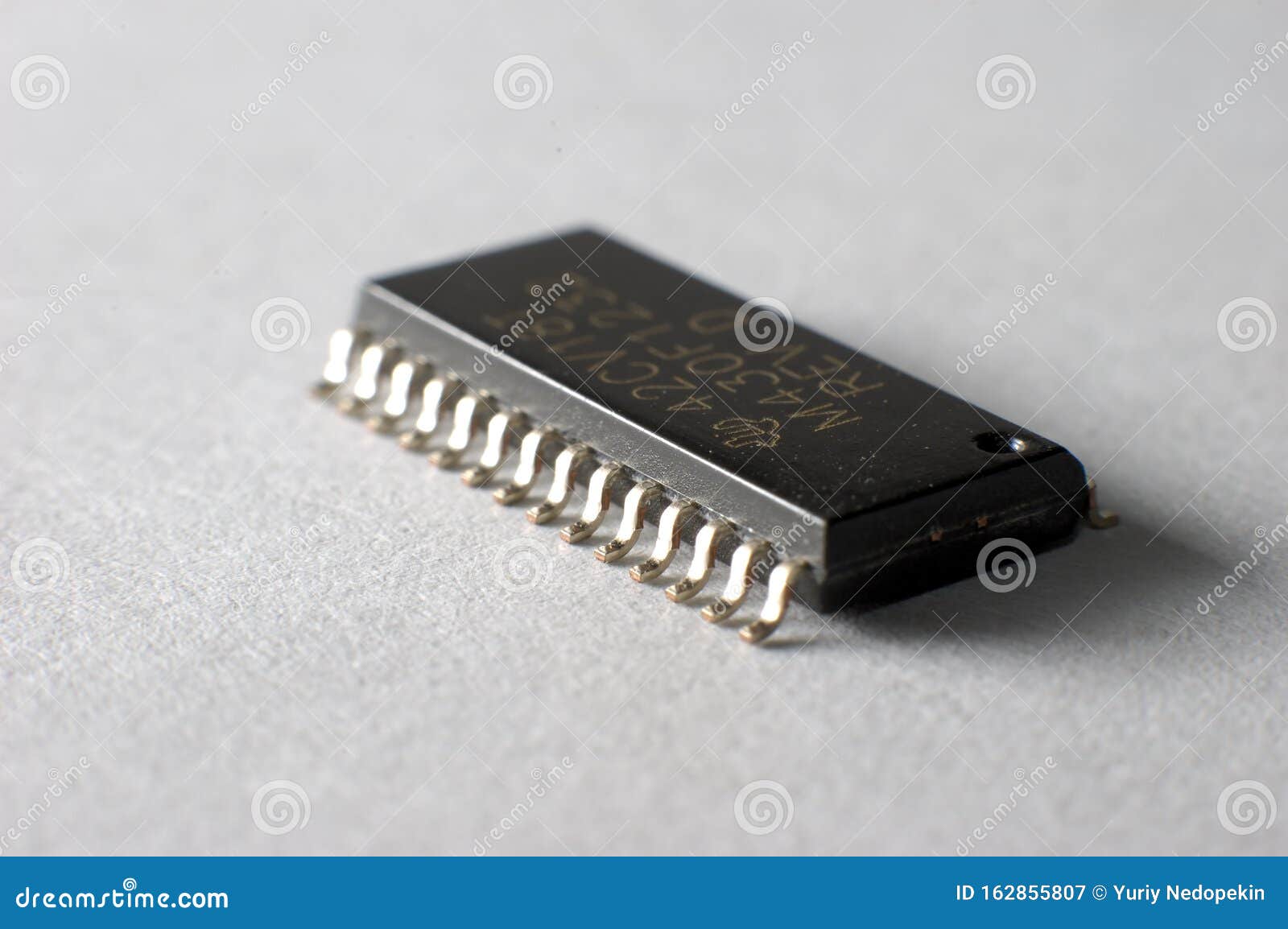SMD Electronic Chips in SOIC Case Stock Image - Image of generated ...