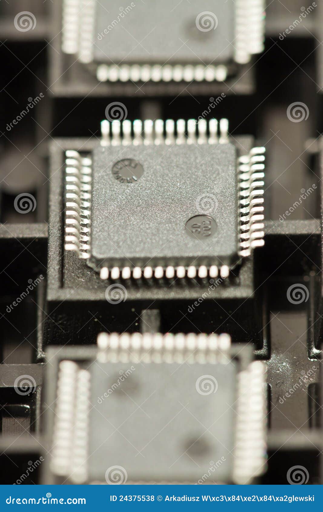 SMD integrated circuits stock photo. Image of chip, assembly - 24375538