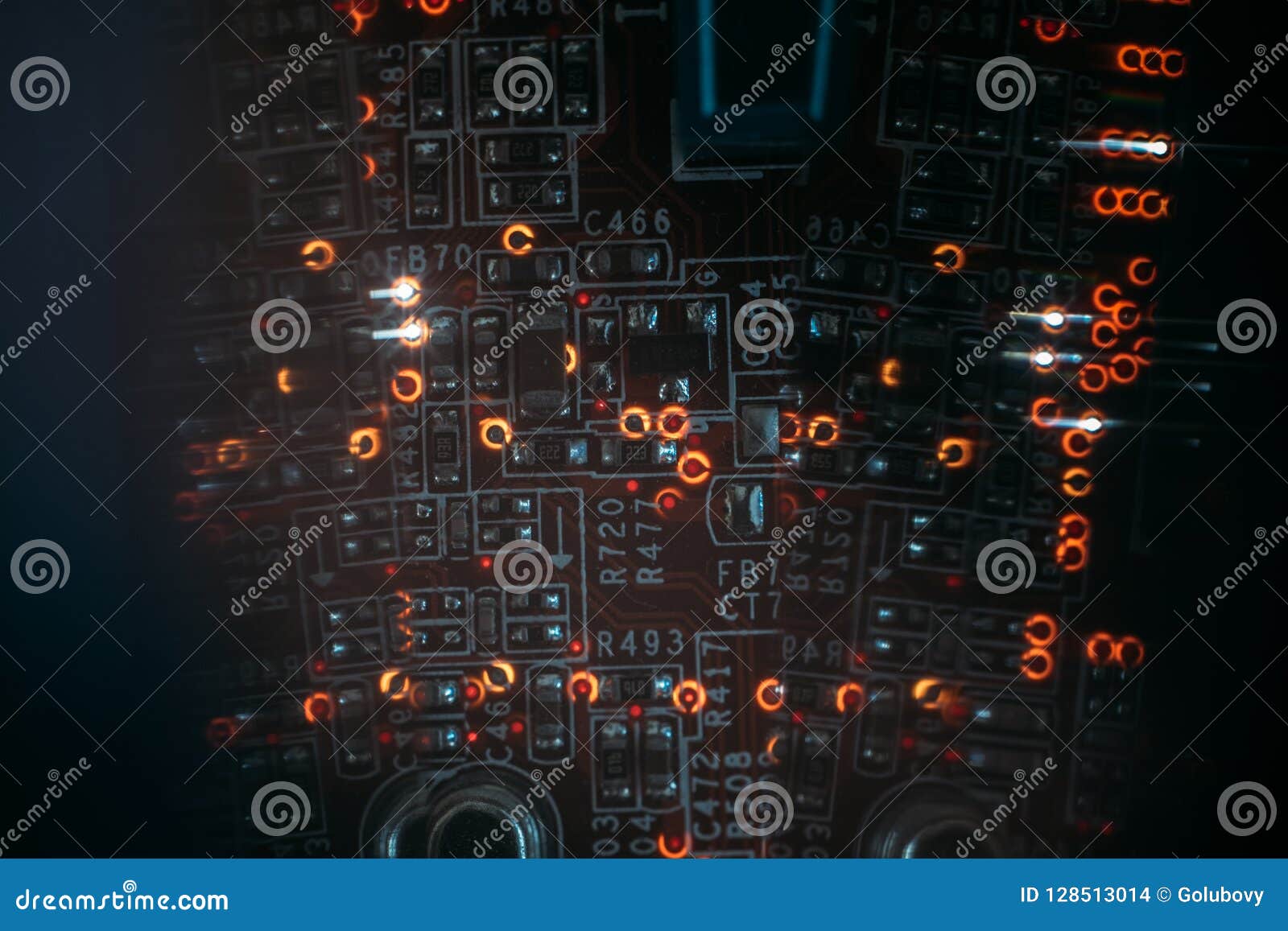 Resistor Electronic Schematic Symbol Isolated On A White Background ...