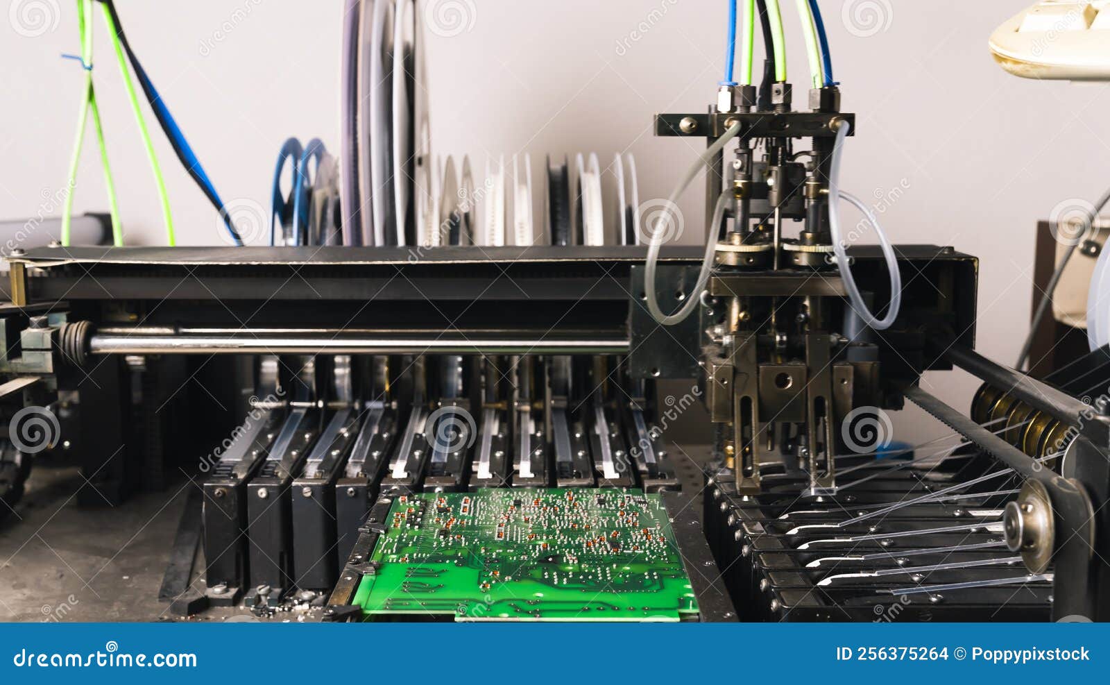 SMD Surface-mount Technology Device in the Process of Assembling Parts ...