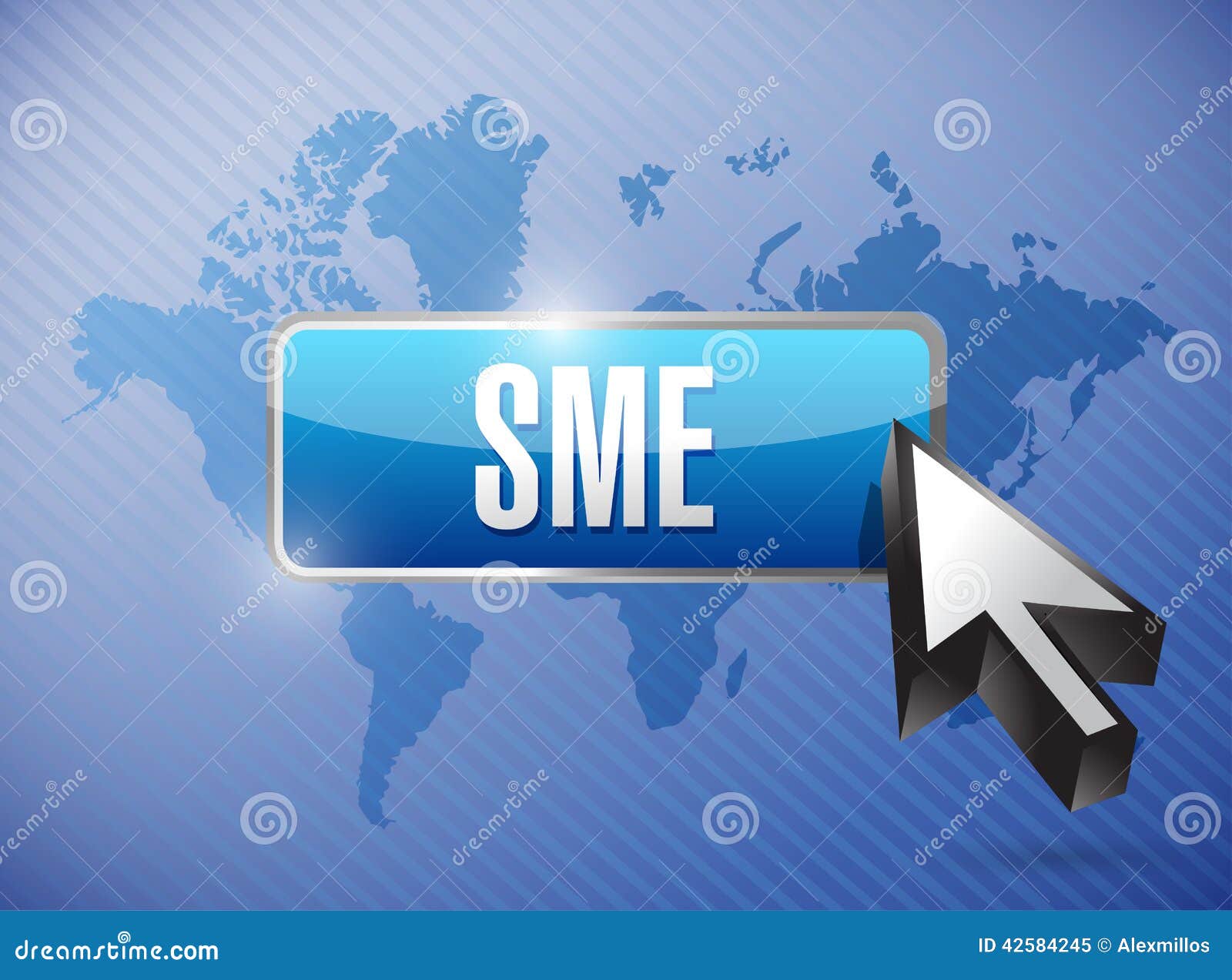 Sme Button Illustration Design Stock Illustration - Illustration of ...