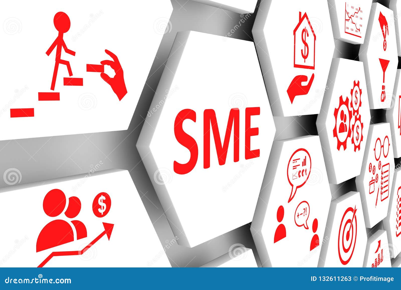 SME Concept Cell Background Stock Illustration | CartoonDealer.com ...