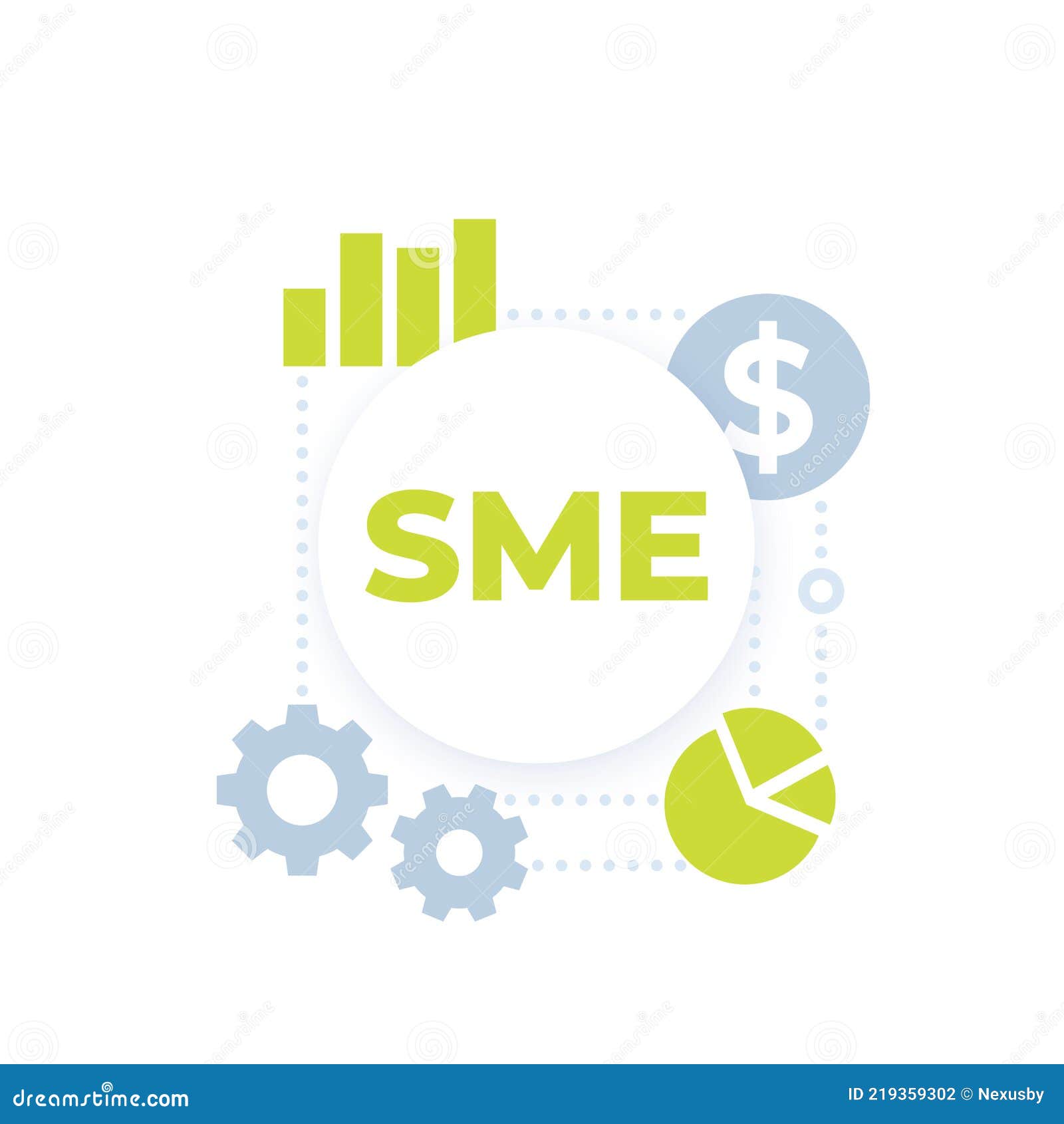 SME, Small and Medium Enterprise Vector Icon Stock Vector ...