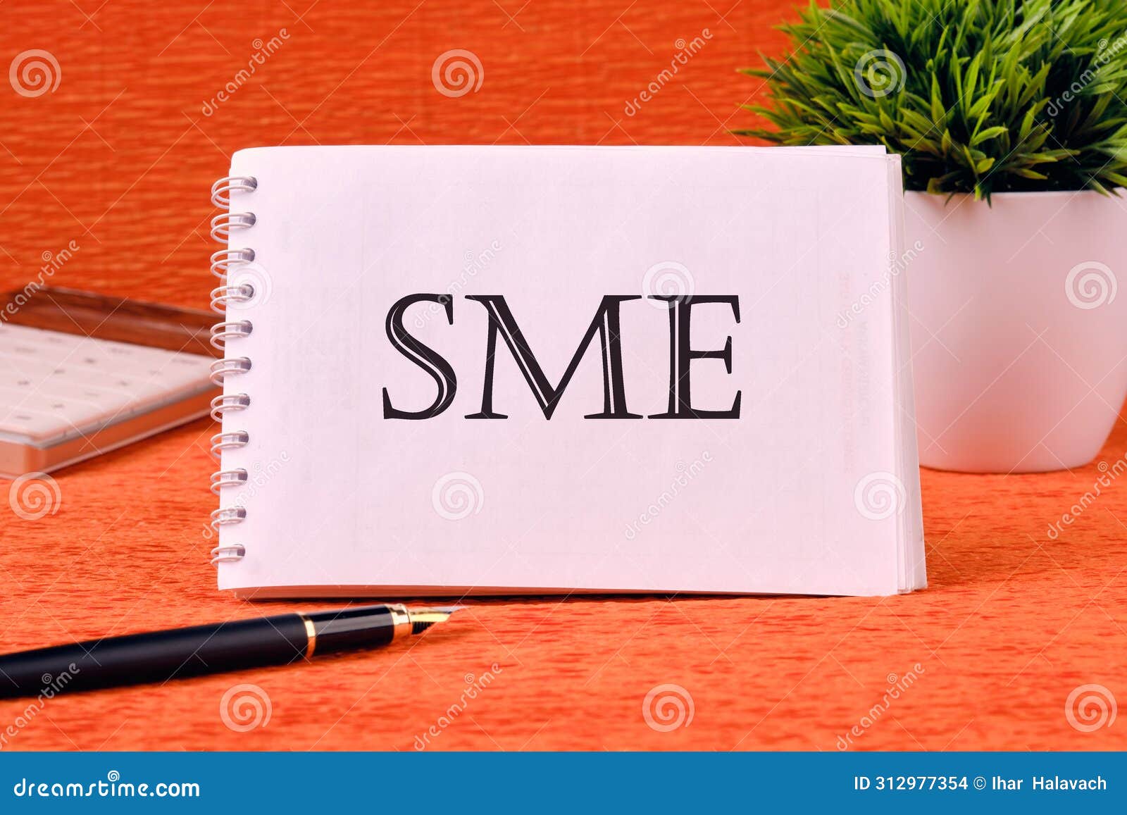 SME (or Small and Medium Enterprises) Symbol on a White Sheet of a ...