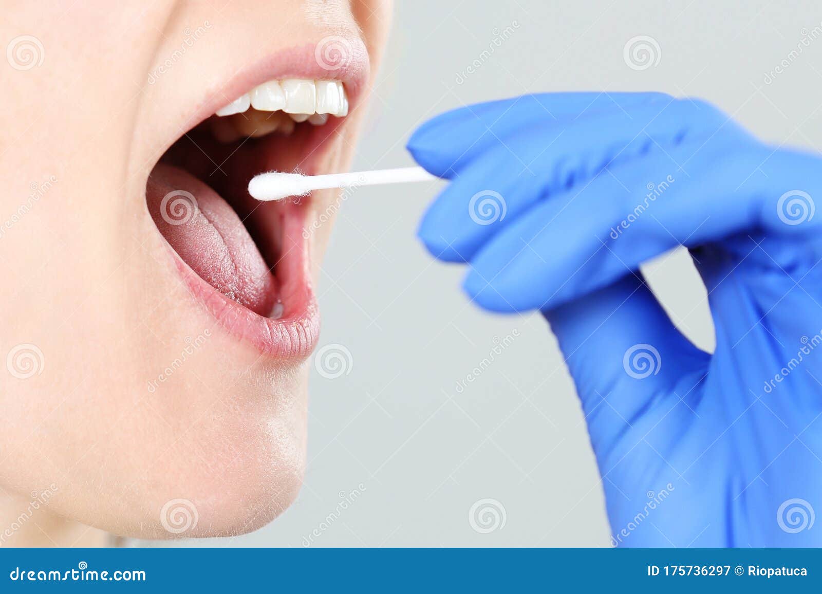 Professional Smear for Corona Test Stock Image - Image of clinic, test ...