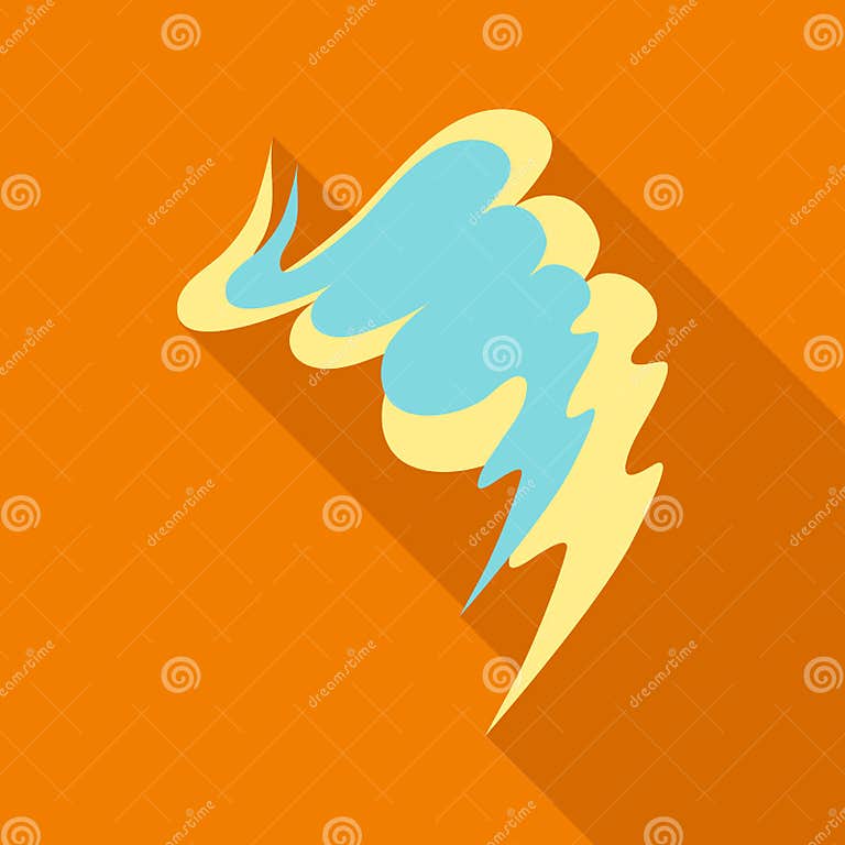 Smear icon, flat style stock vector. Illustration of decoration - 84081138