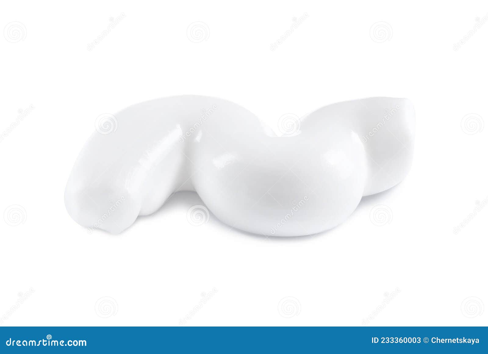 Smear of Toothpaste Isolated on White. Dental Care Stock Image - Image ...