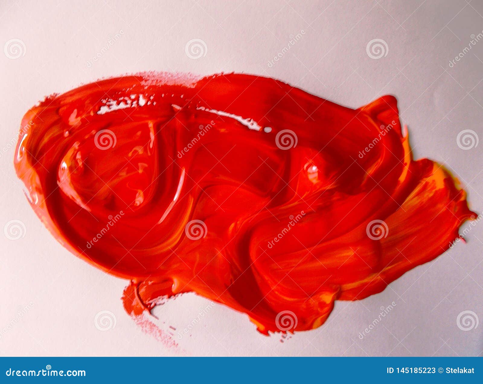 Smeared Colors Red and Orange Stock Image - Image of mess, spill: 145185223