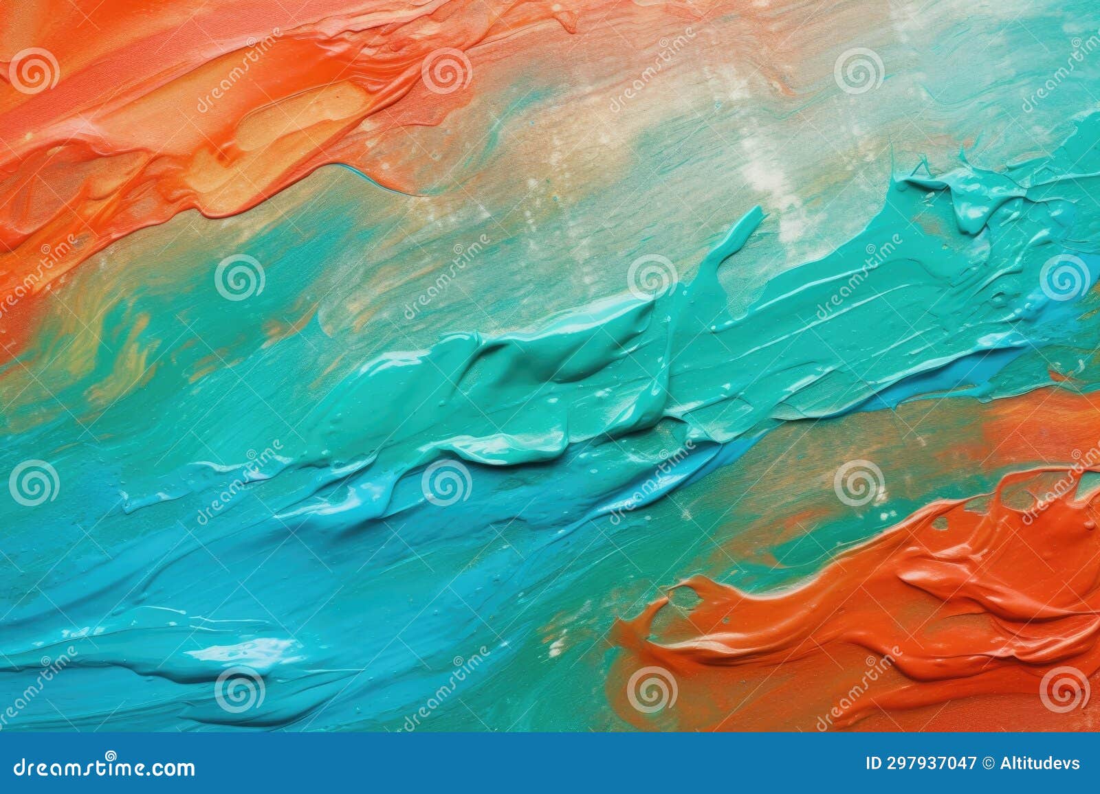 Smeared Oil Paint Creating a Gradient Effect Stock Image - Image of ...