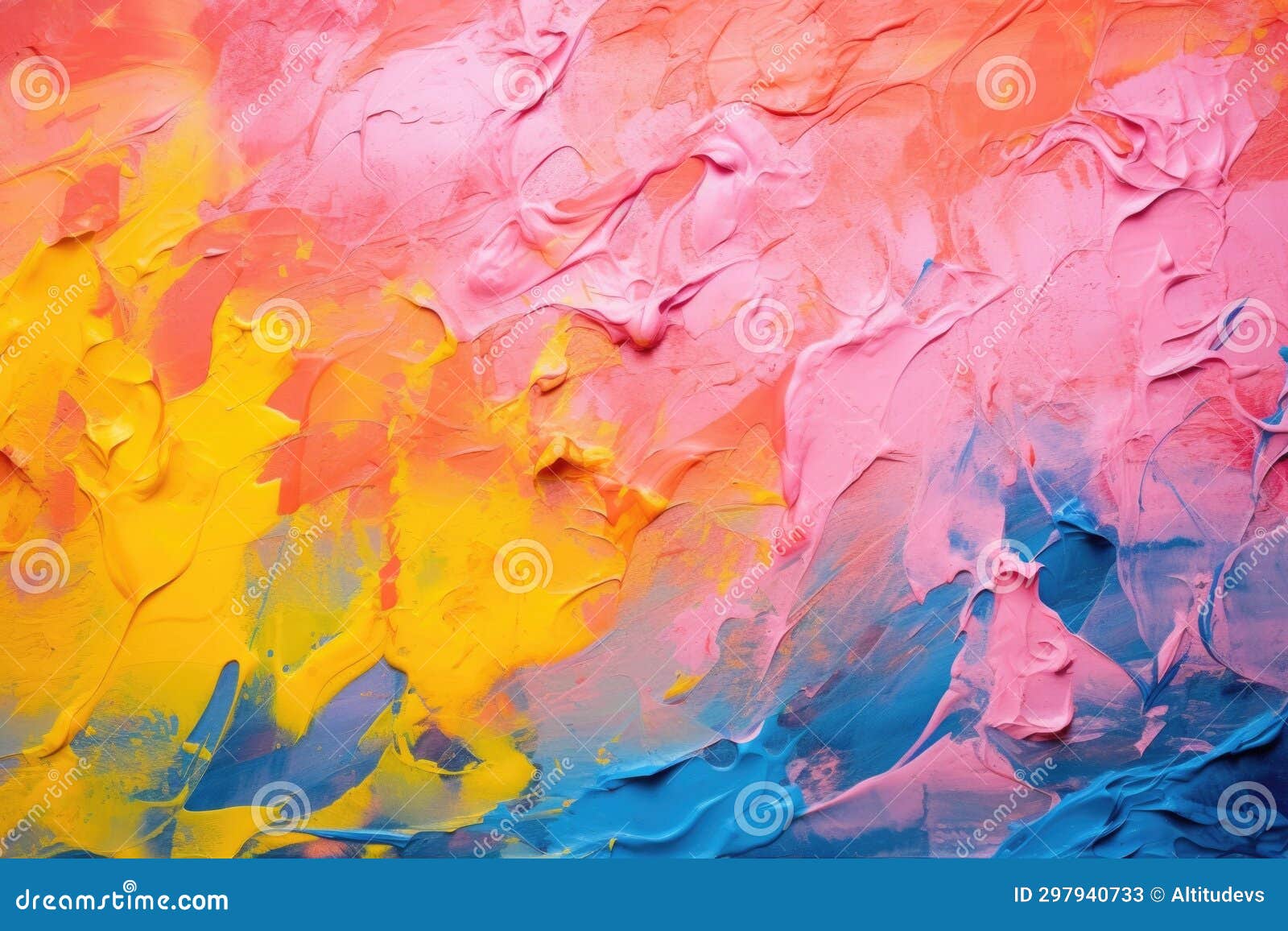 Smeared Oil Paint Creating a Gradient Effect Stock Image - Image of ...