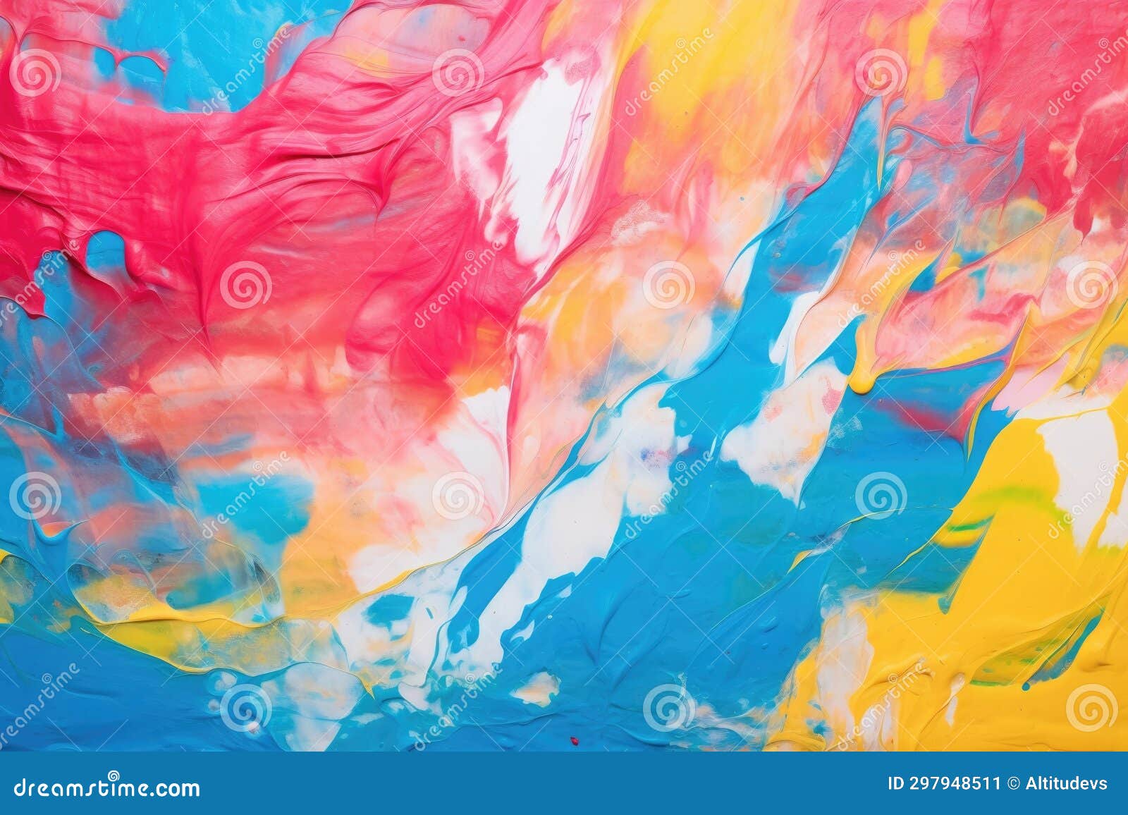 Smeared Oil Paint Creating a Gradient Effect Stock Image - Image of ...