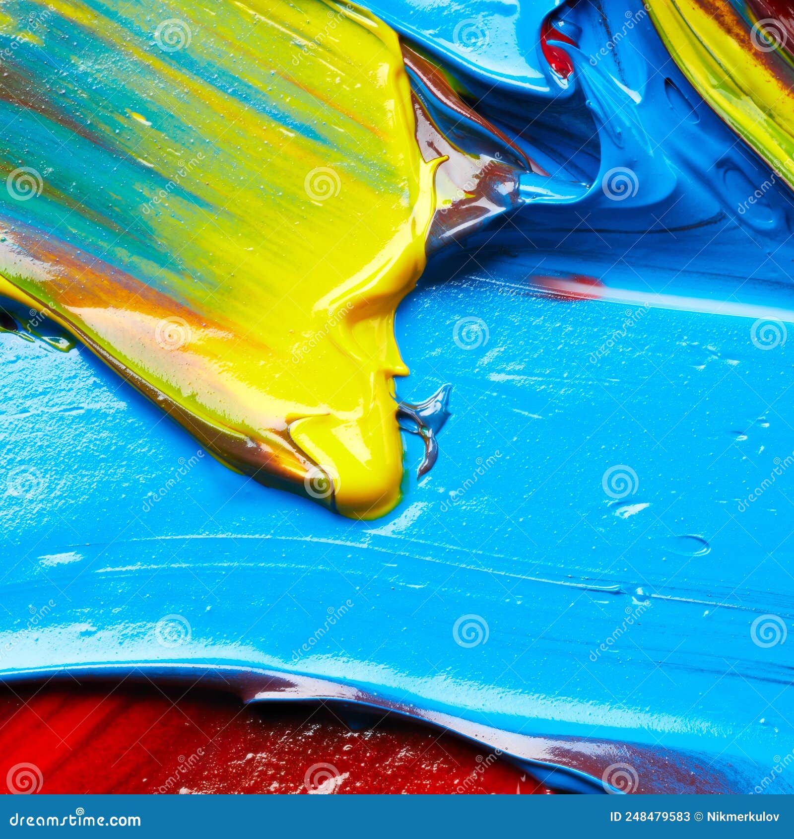 Macro Texture of Smears Paint Stock Image - Image of painting, cover ...