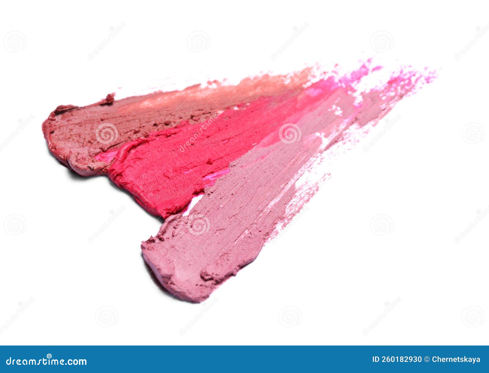 Smears of Different Beautiful Lipsticks on White Background Stock Photo ...