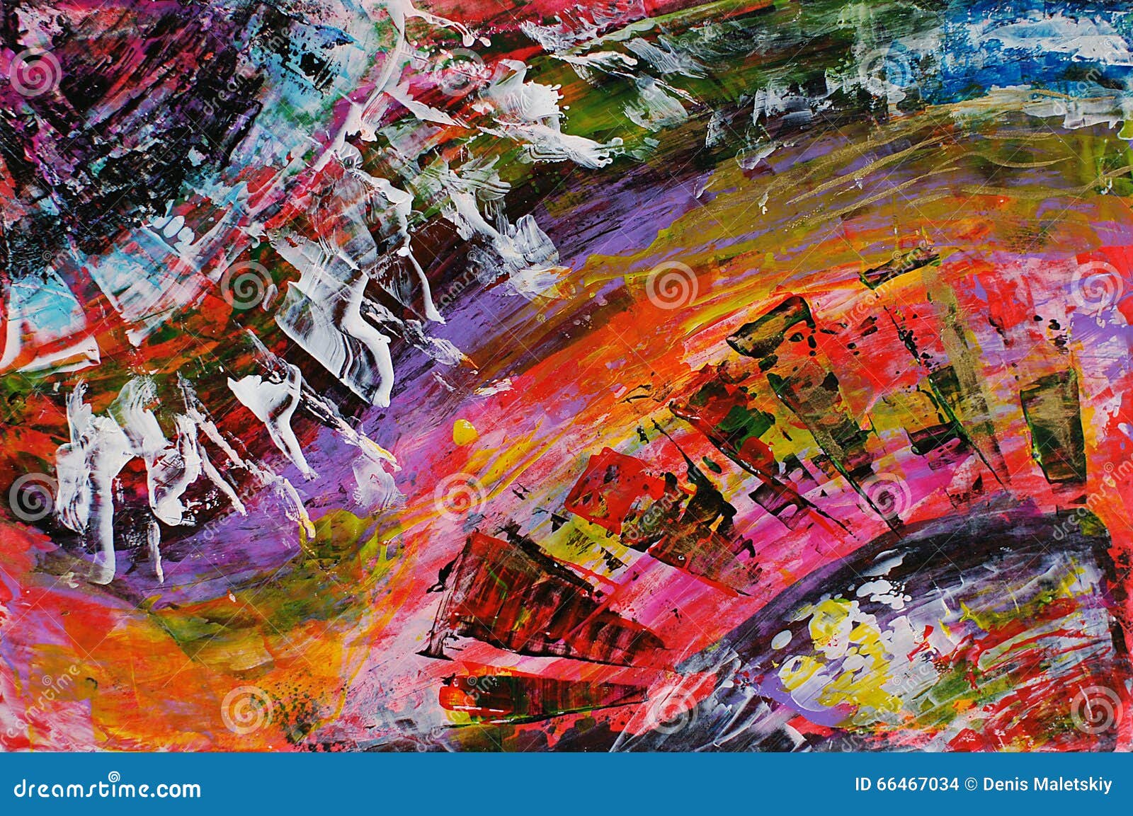 The Smears Of Paint On Canvas. Stock Photography | CartoonDealer.com ...