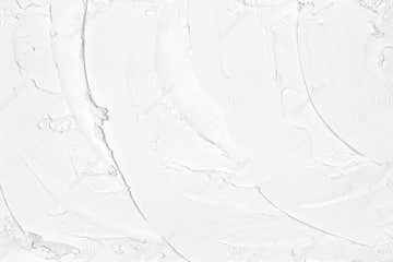 Smears of White Plaster Texture. Putty Strokes Pattern. Abstract Light ...