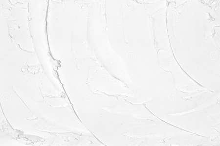 Smears of White Plaster Texture. Putty Strokes Pattern. Abstract Light ...
