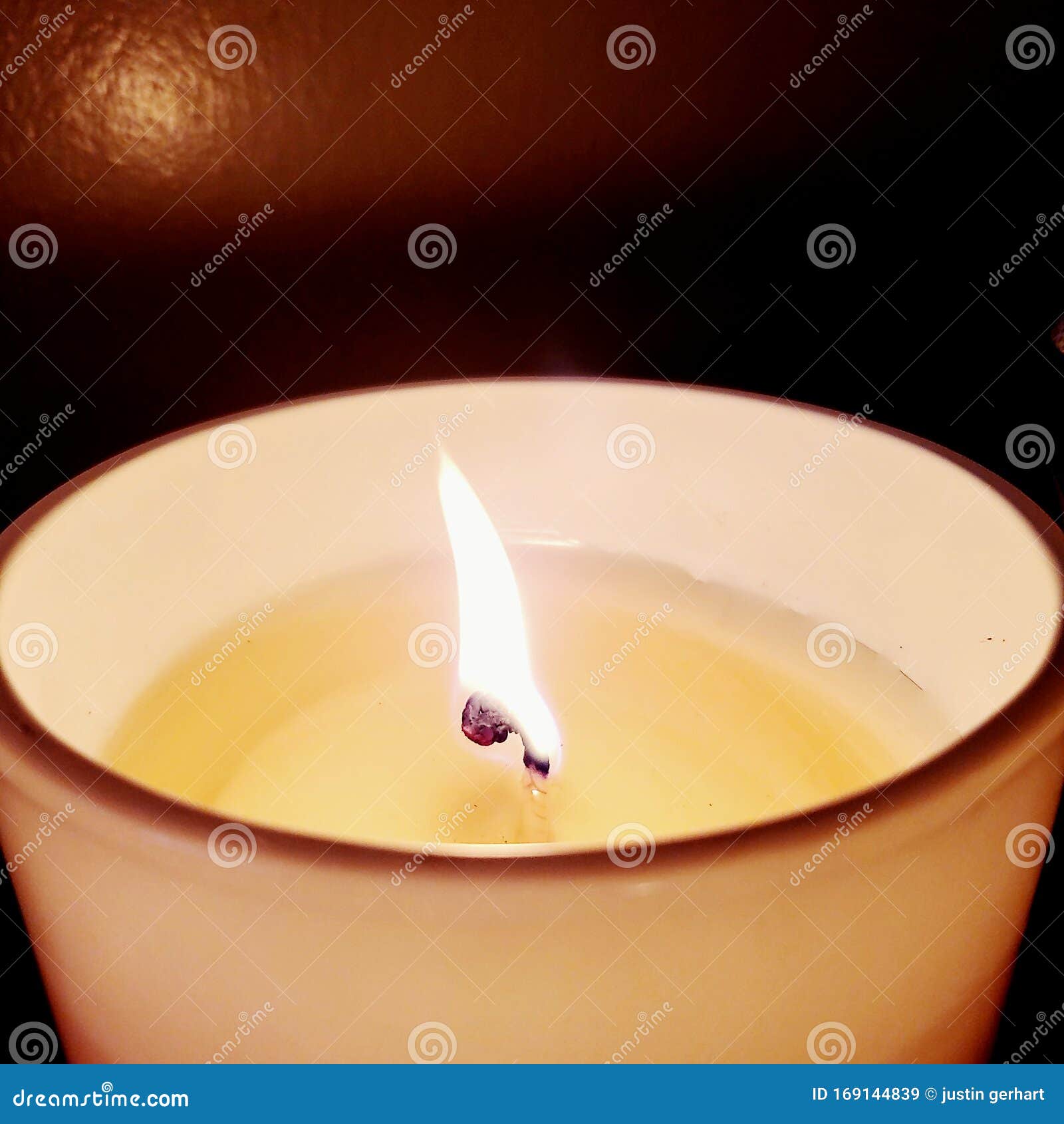 Smell Good Candle Fire Light Stock Image - Image of light, smell: 169144839
