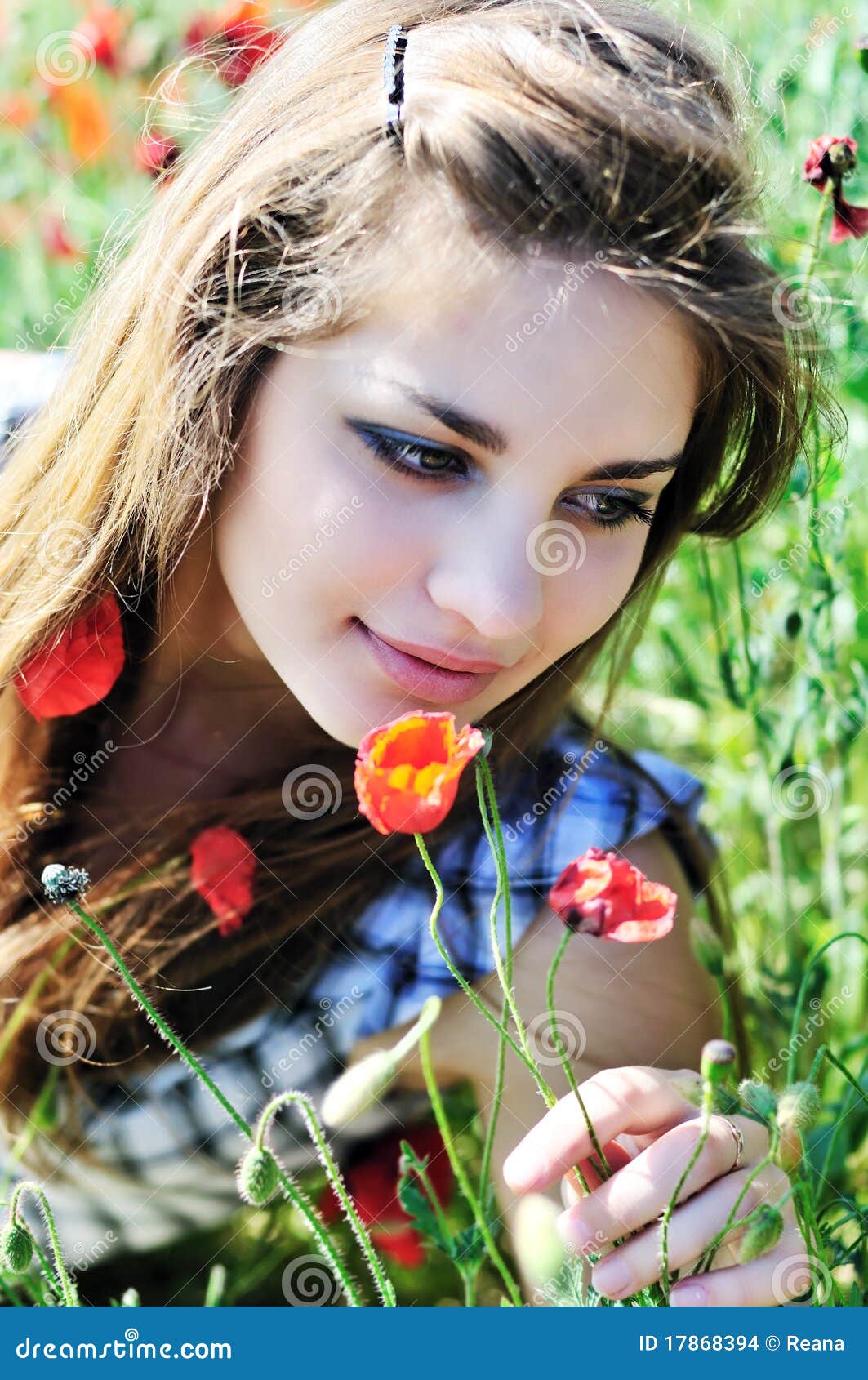 Smell of spring stock photo. Image of field, green, nature - 17868394