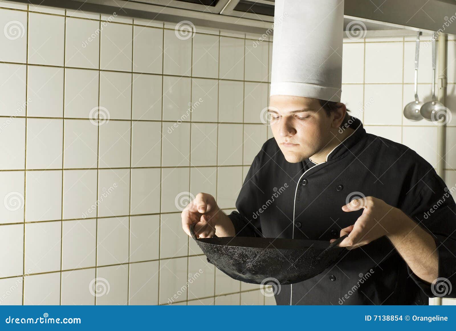 Smelling Chef stock photo. Image of male, pans, culinary - 7138854