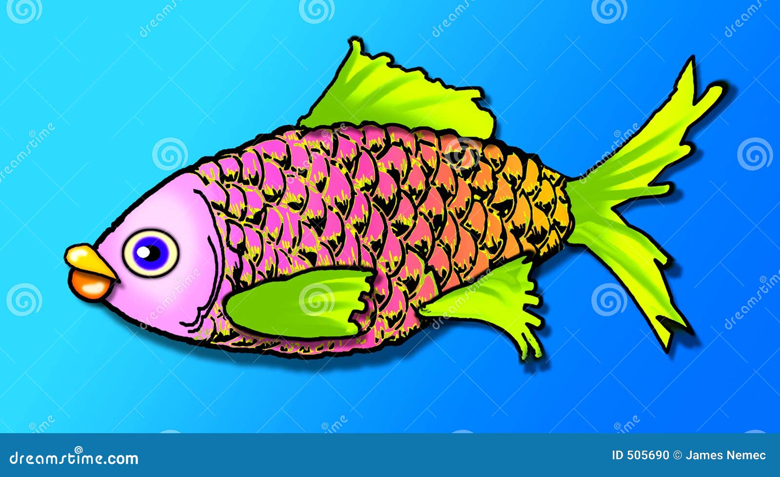 Smells fishy stock illustration. Illustration of ocean - 505690
