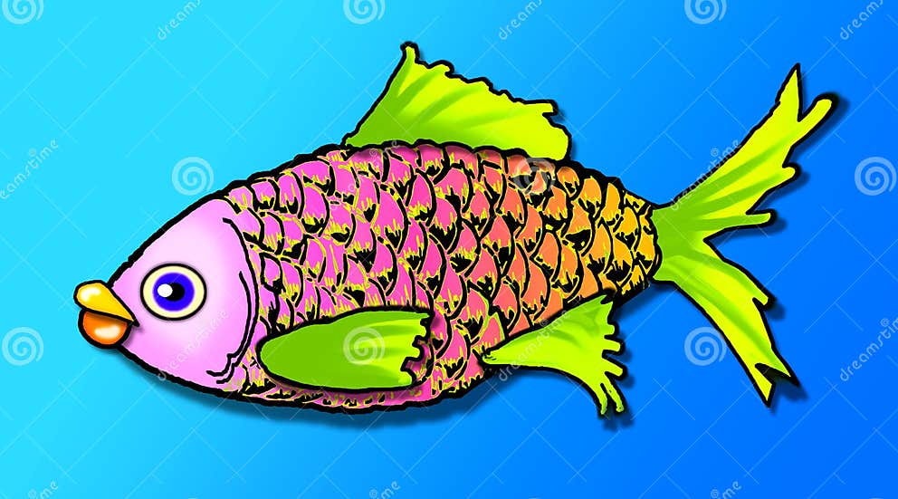 Smells fishy stock illustration. Illustration of ocean - 505690