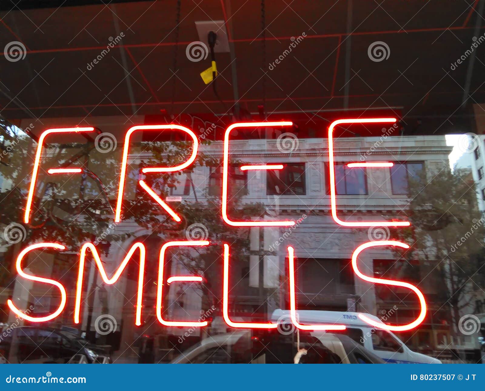 Smells good stock image. Image of sign, illuminated, smells - 80237507