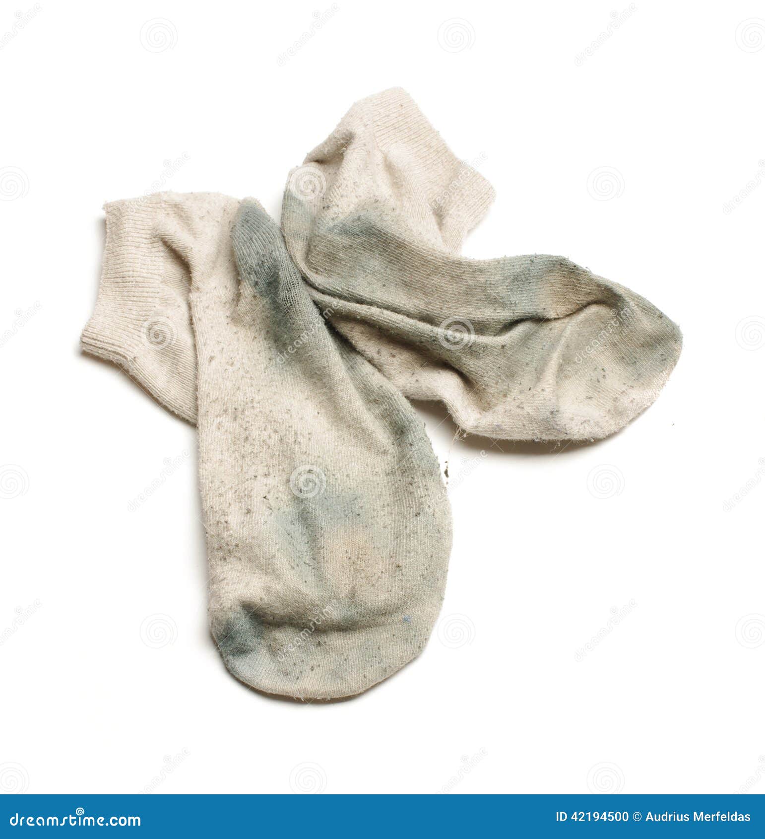 Smelly Dirty Socks Isolated on the White Background Stock Photo - Image ...