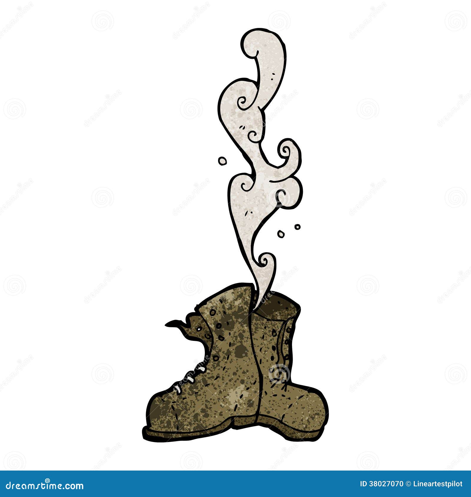 Smelly old boots cartoon stock vector. Illustration of boots - 38027070