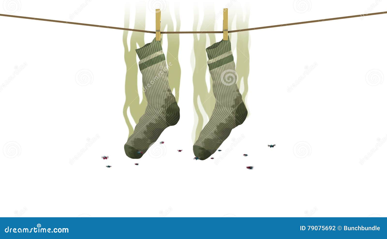 Smelly Socks. 3D Animation in Cartoon Style. Alpha Channel, Loopable ...