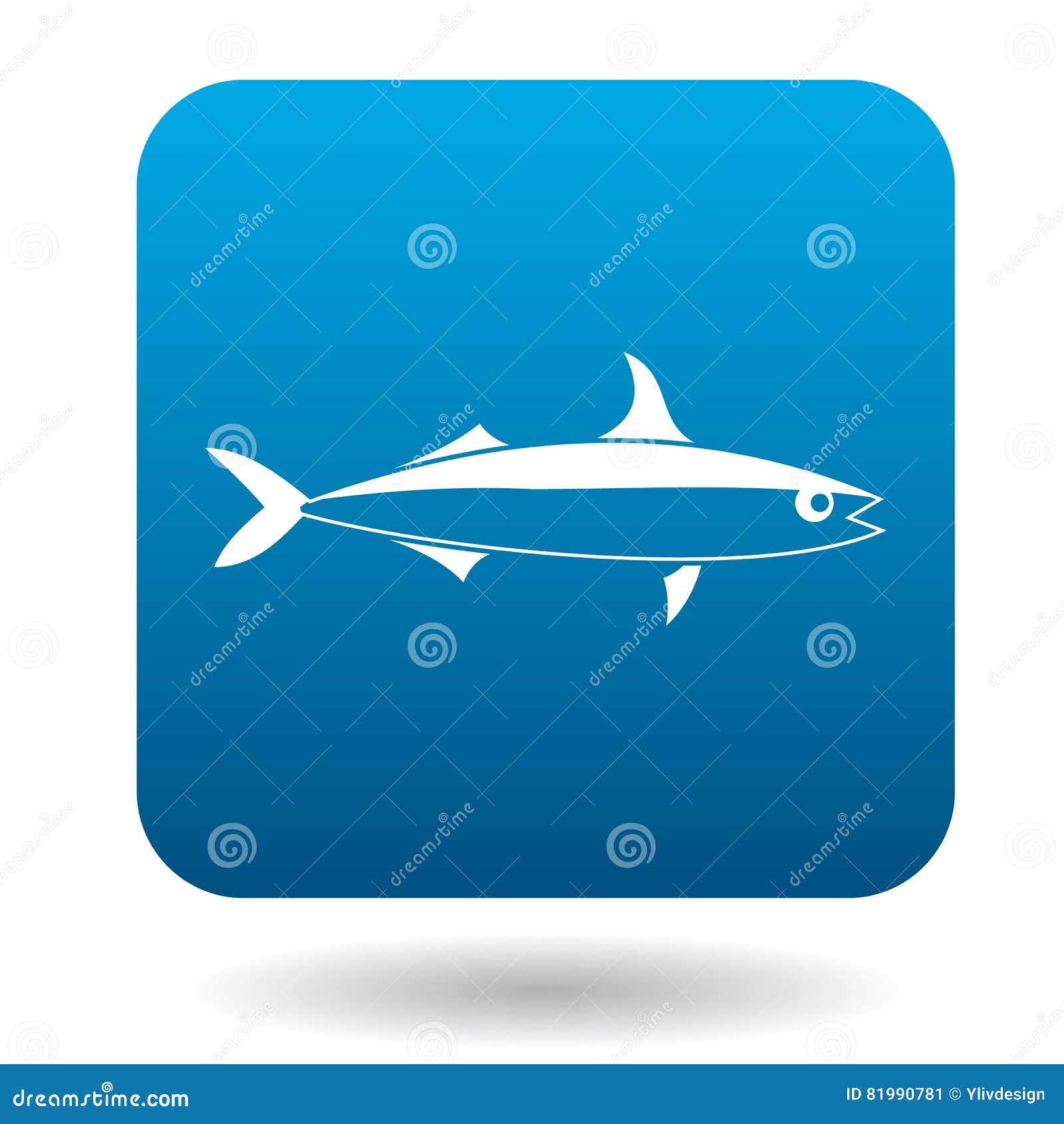 Smelt Fish Icon, Simple Style Stock Vector - Illustration of ...