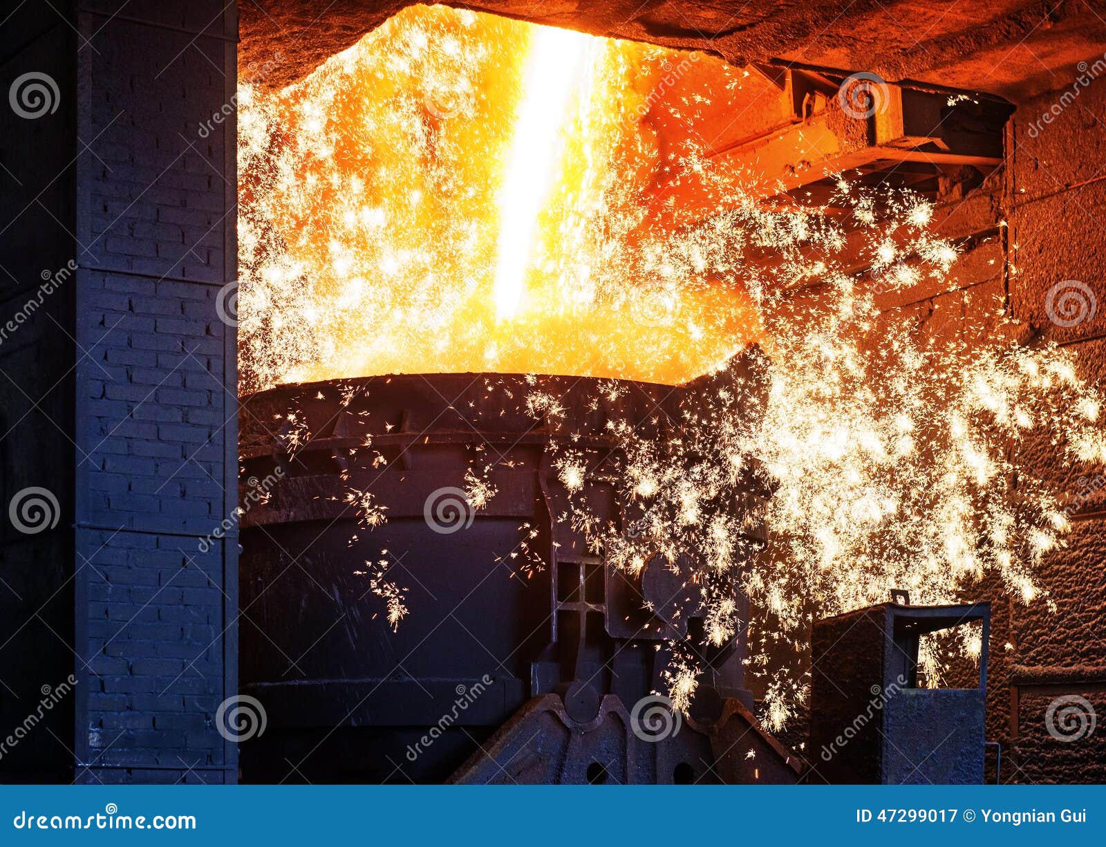 Smelter stock image. Image of furnace, crucible, metallic - 47299017