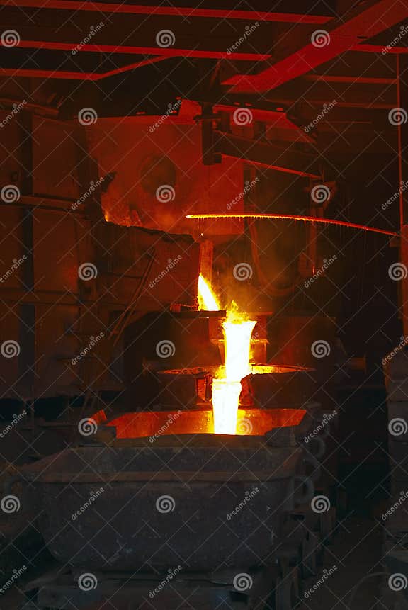 Smelting industry stock image. Image of labor, hall, safety - 17904347
