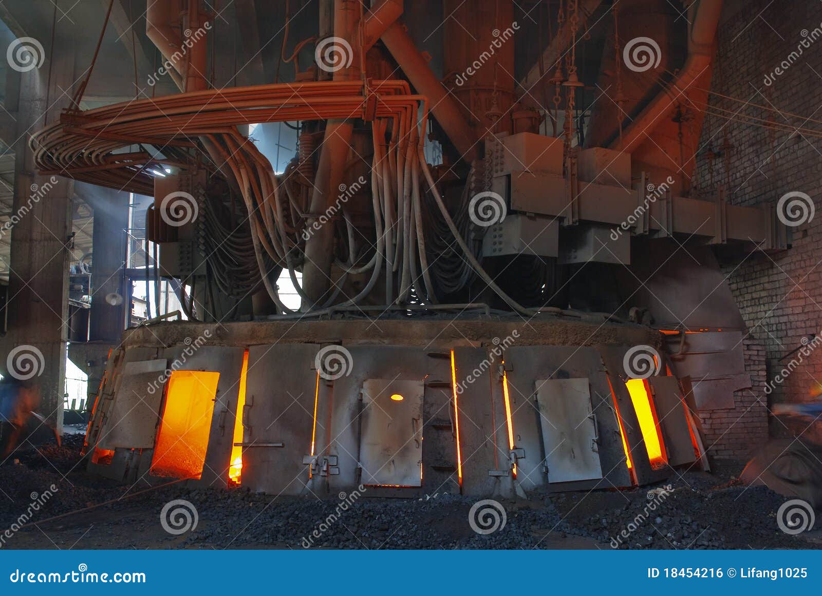 Smelting industry stock photo. Image of heat, fire, spark - 18454216