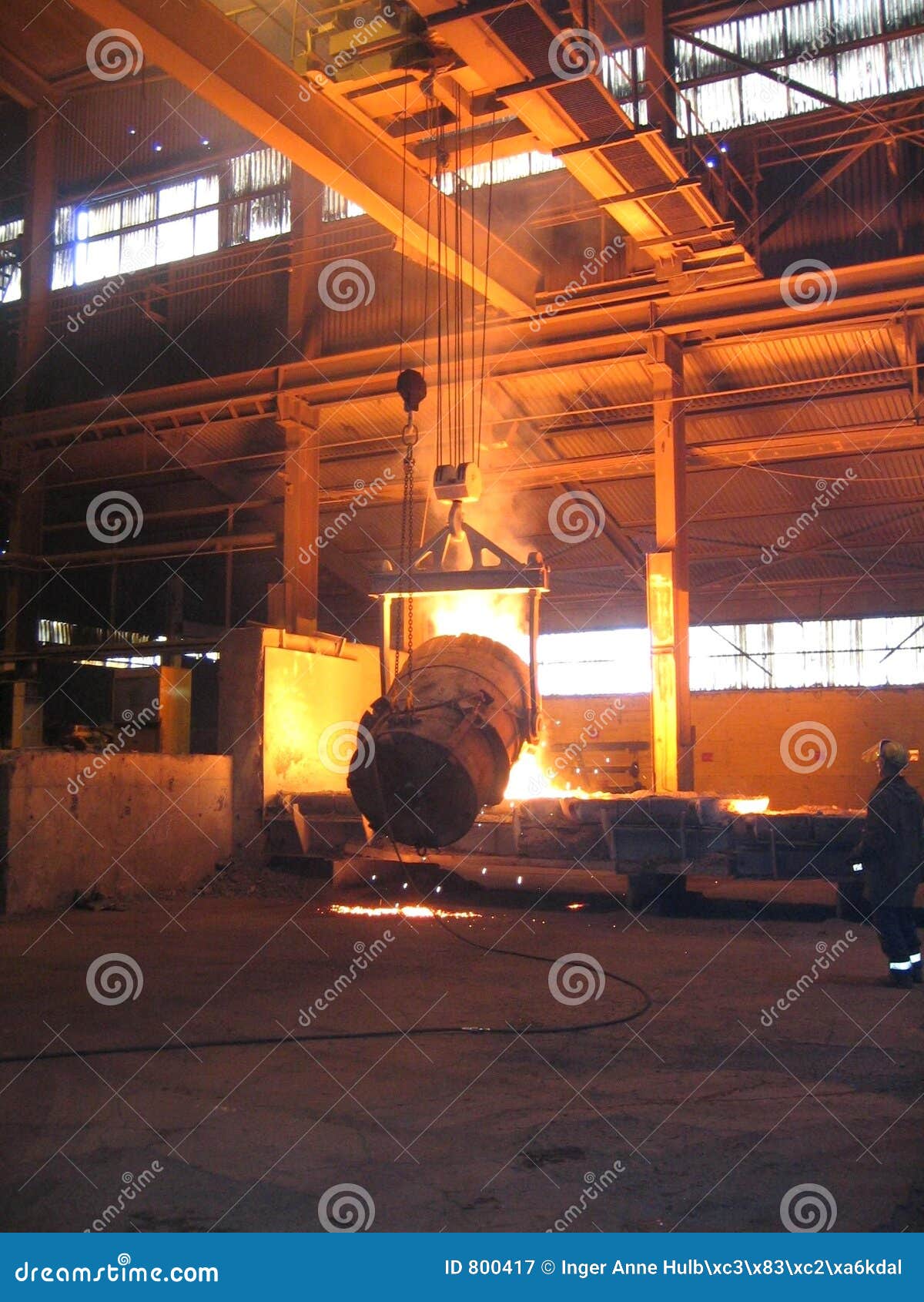 Smelting industry stock image. Image of sparking, plasma - 800417