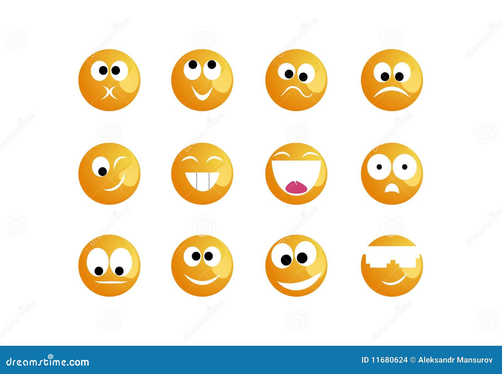 Smile stock vector. Illustration of computer, mouth, icon - 11680624