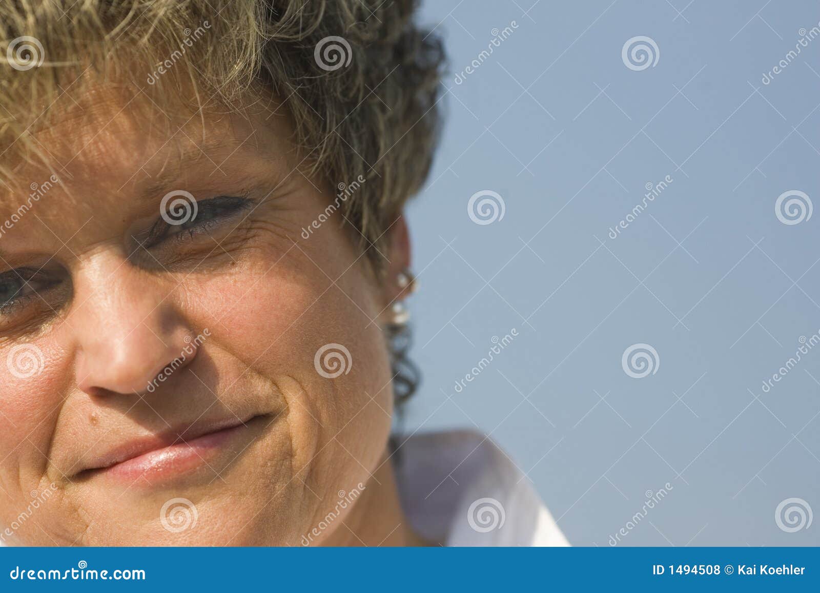 Smile stock photo. Image of hair, smile, light, style - 1494508
