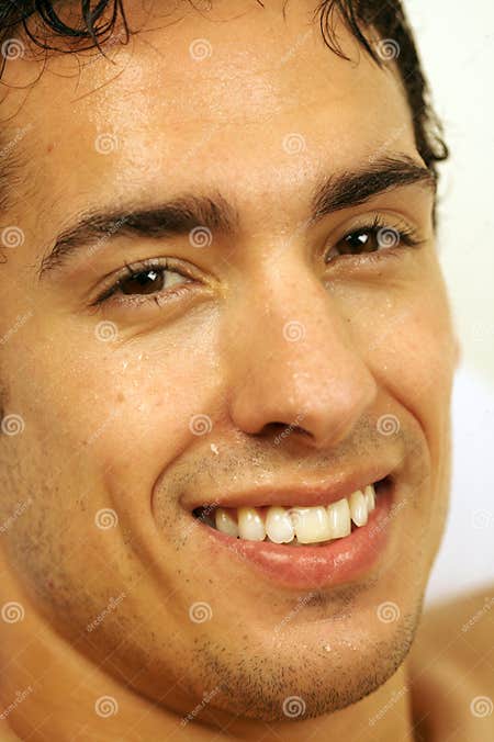 The smile stock photo. Image of exercise, expression, male - 1558124