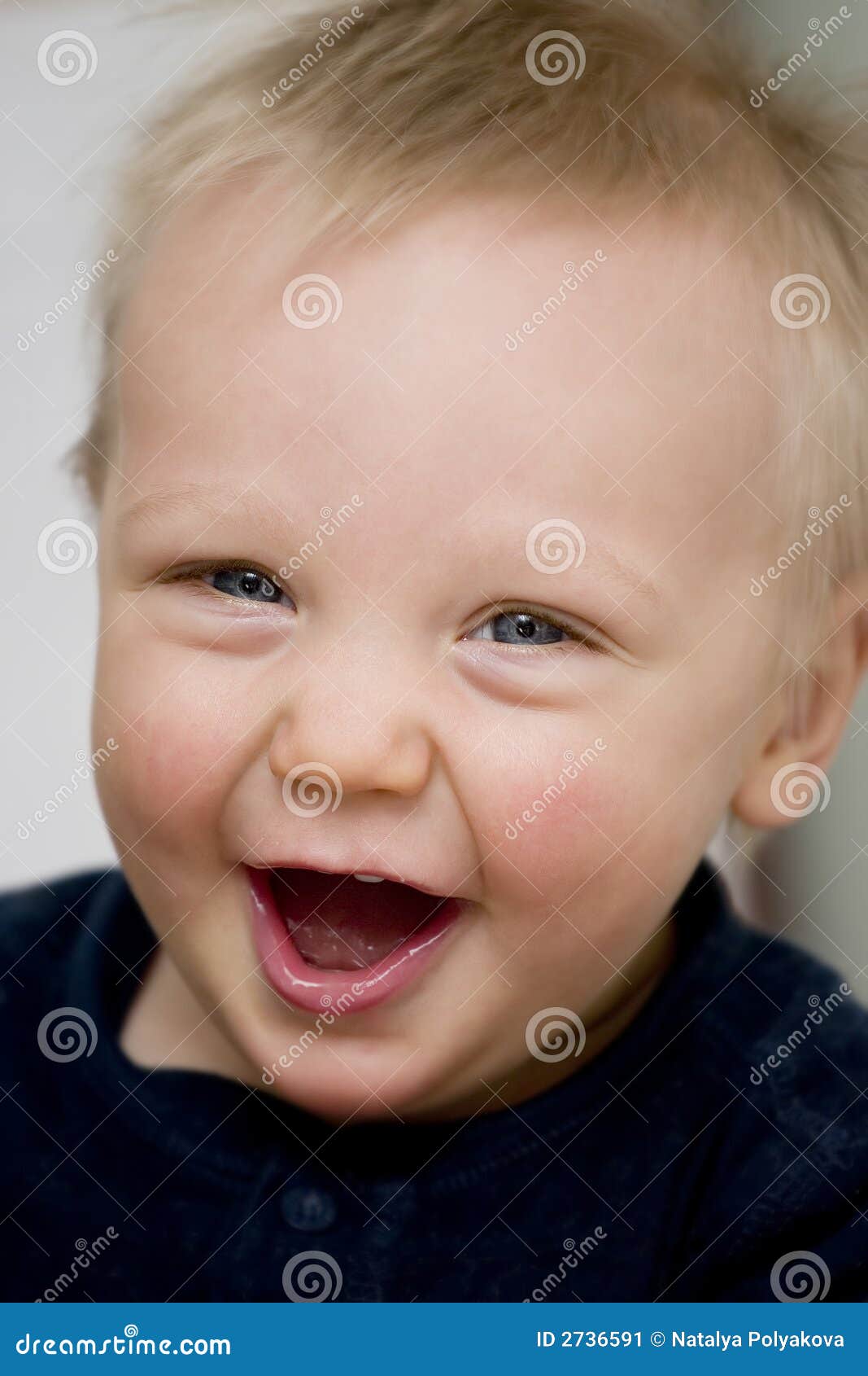 Smile, Baby stock image. Image of happiness, happy, blond - 2736591