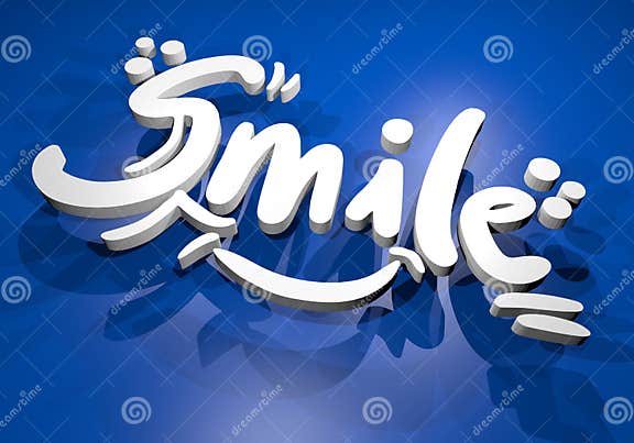 Smile banner stock illustration. Illustration of expression - 43884232