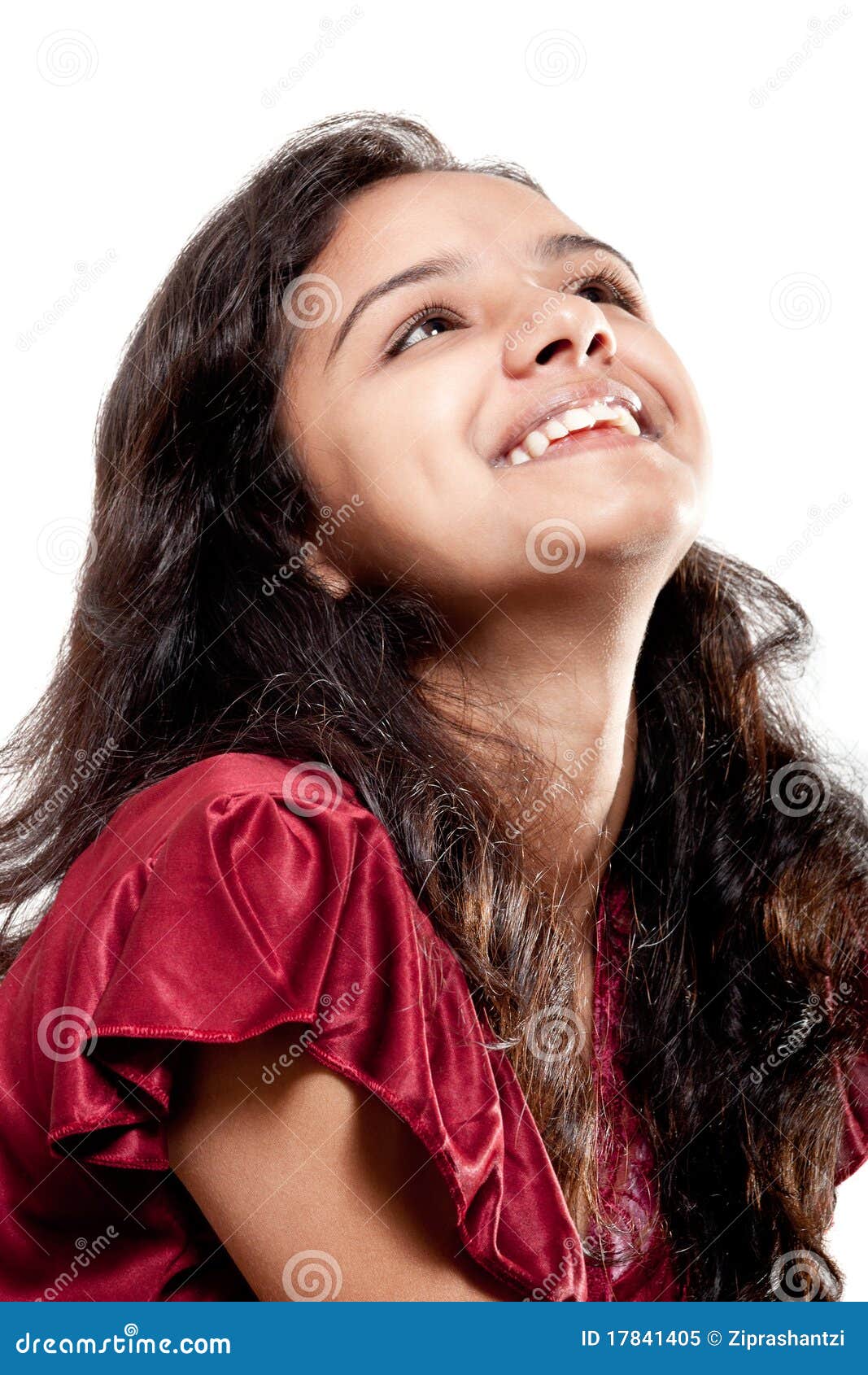 Smile of Beautiful Indian Girl Stock Image - Image of cute, face: 17841405