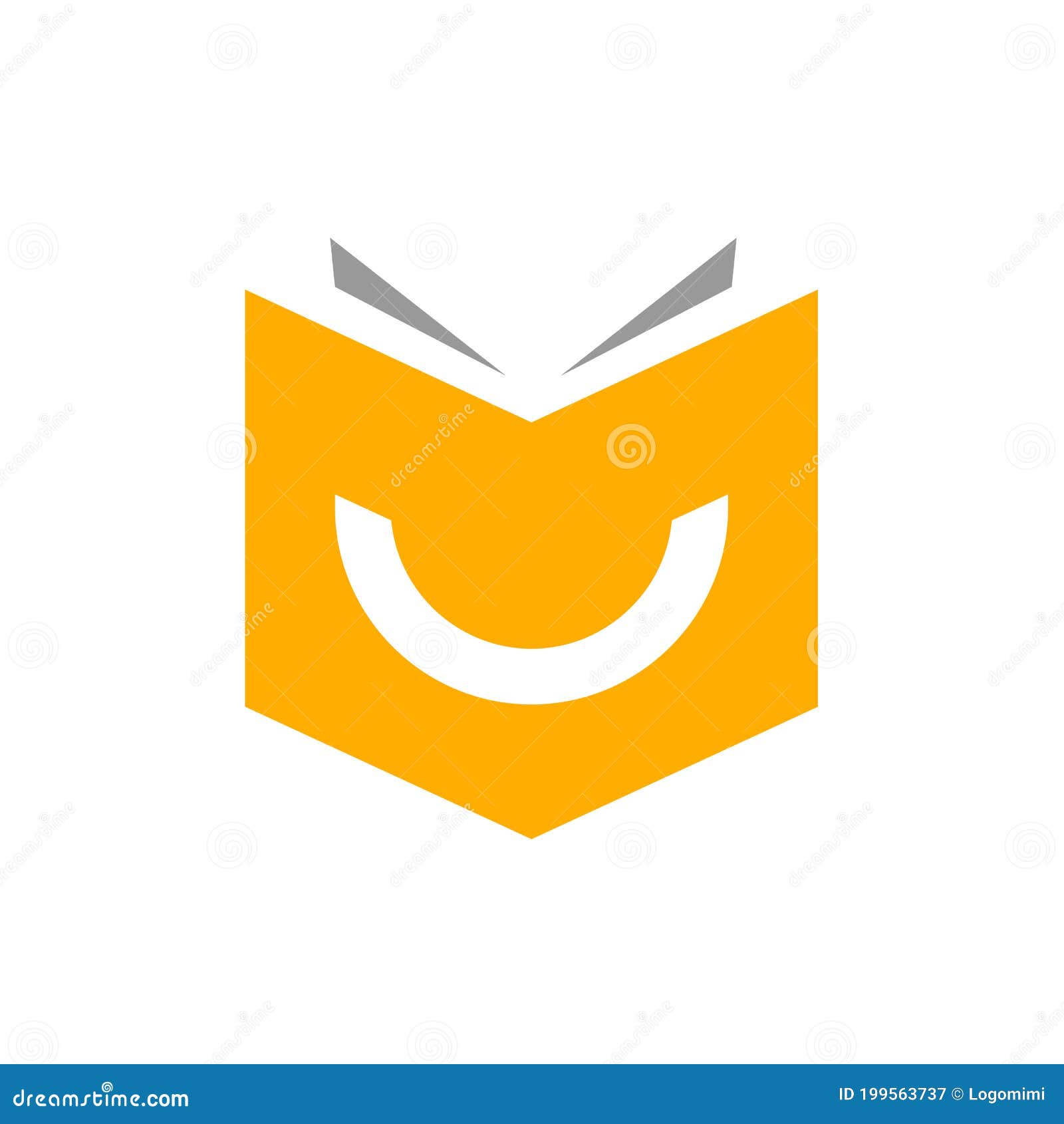 Smile Book Logo Design, Happiness Books - Vector Stock Vector ...