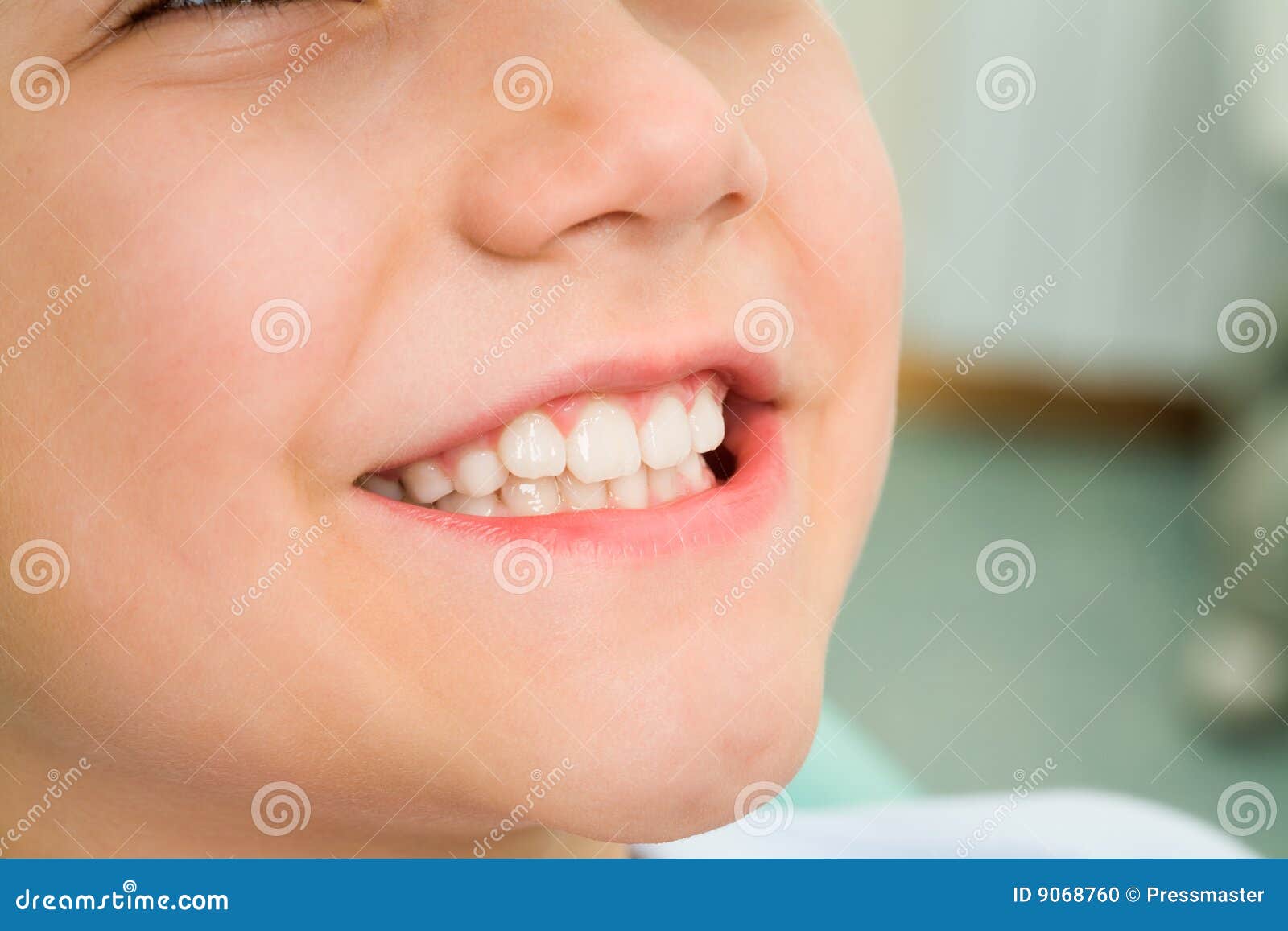 Smile of boy stock photo. Image of orthodontic, decay - 9068760