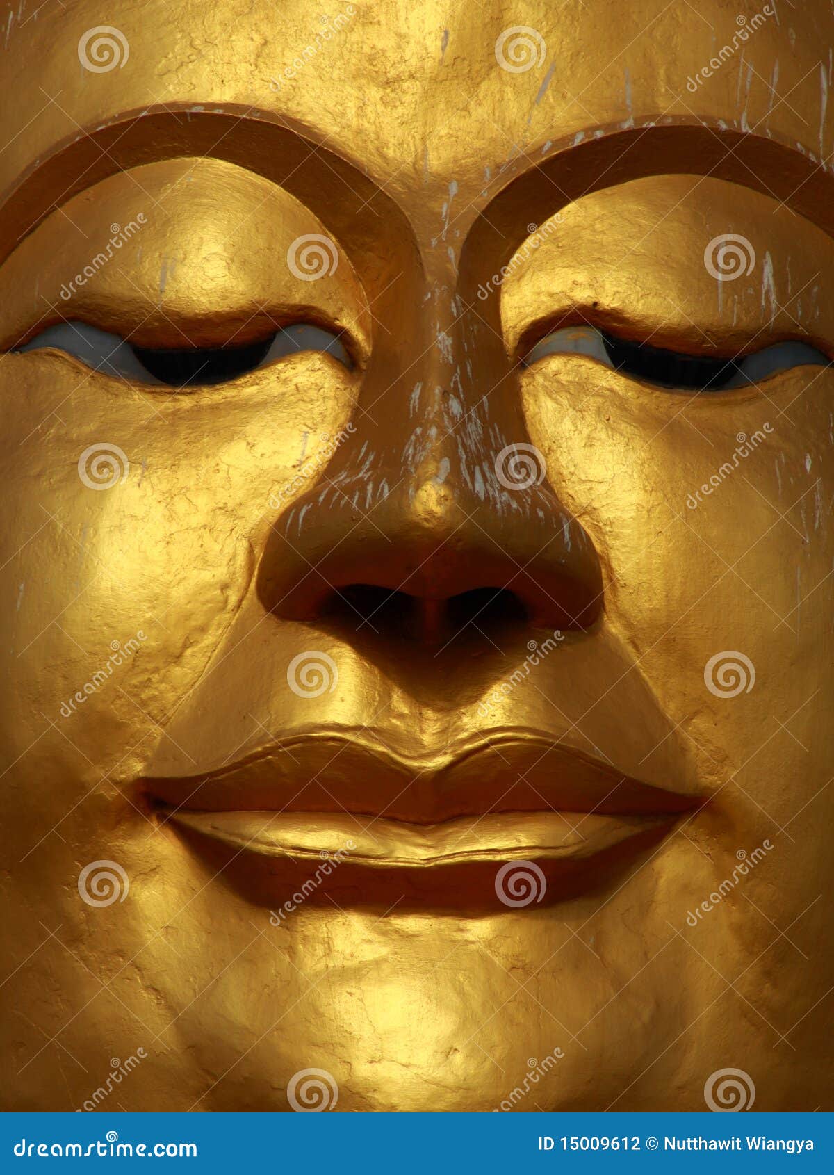 Smile Buddha s face stock photo. Image of asian, monk - 15009612