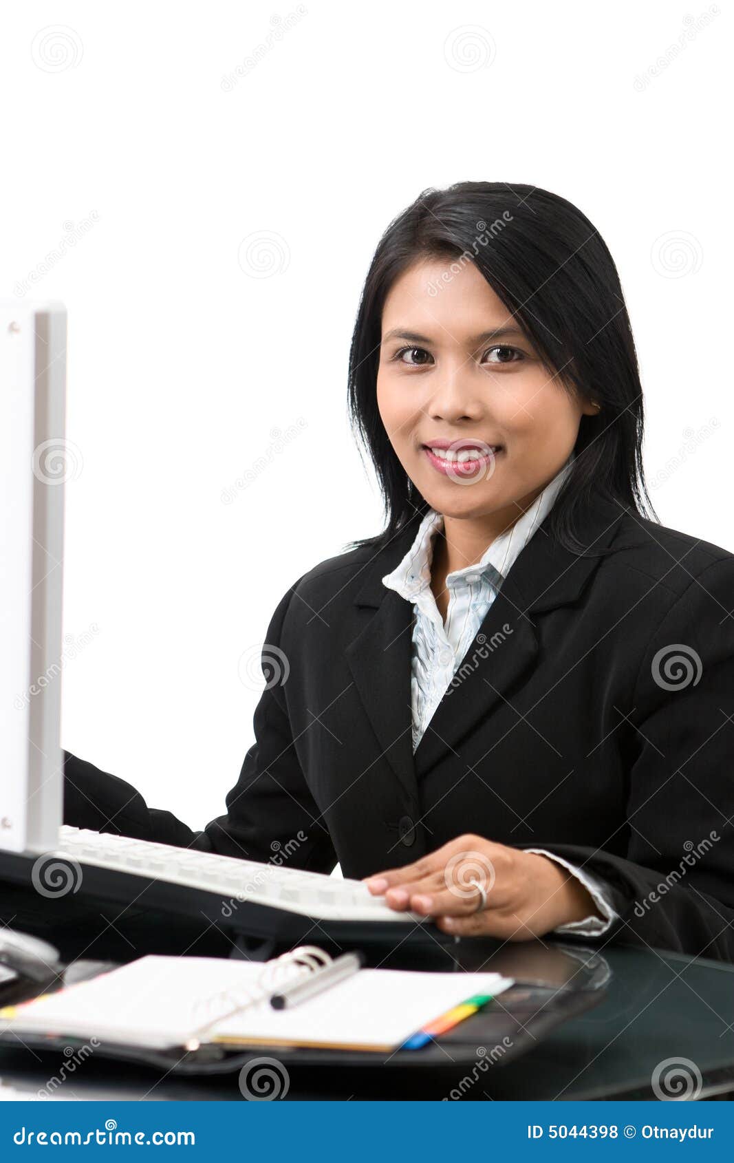 Smile of business woman stock photo. Image of employee - 5044398