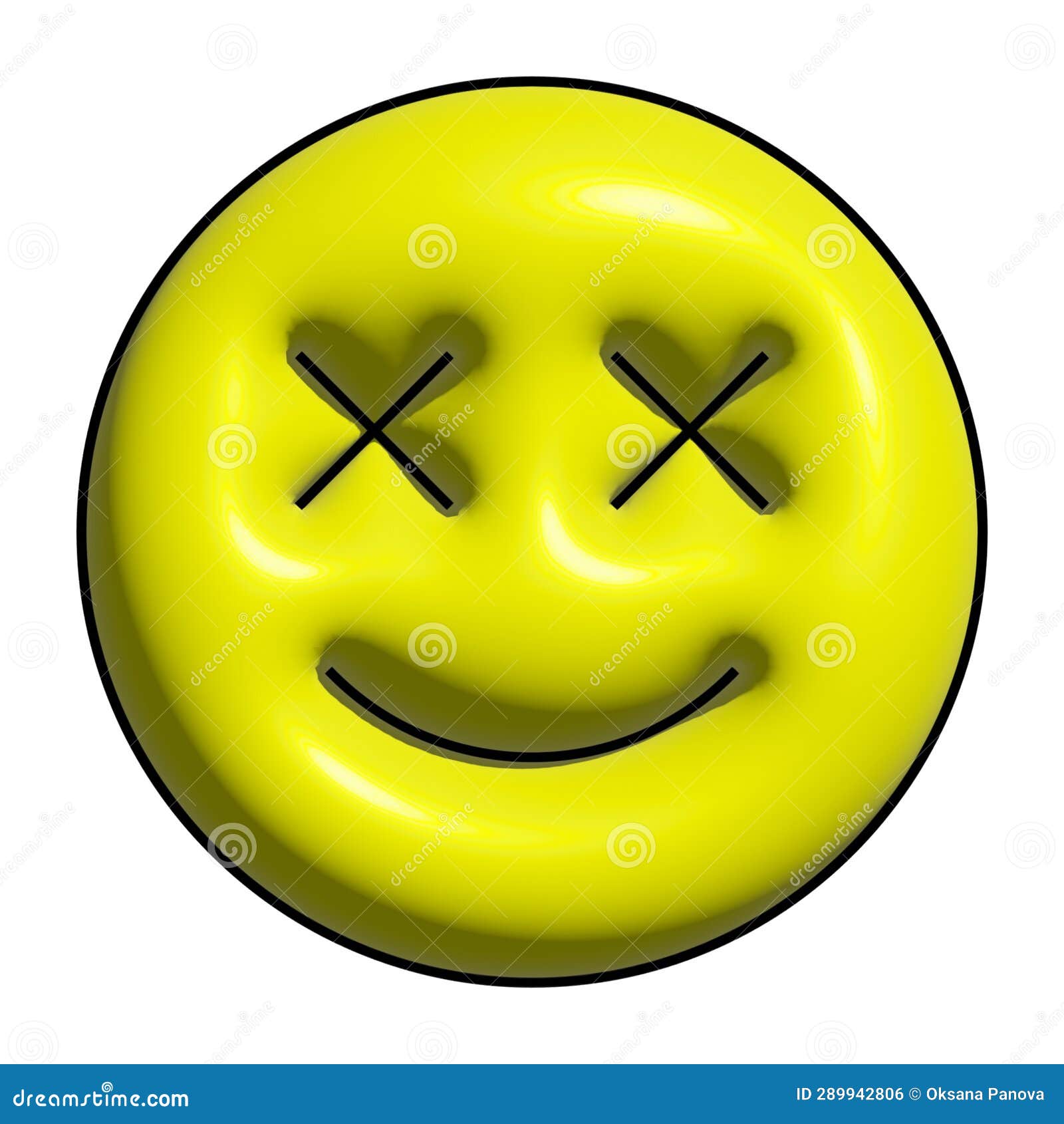 Smile Button. Glass Smile stock illustration. Illustration of ...