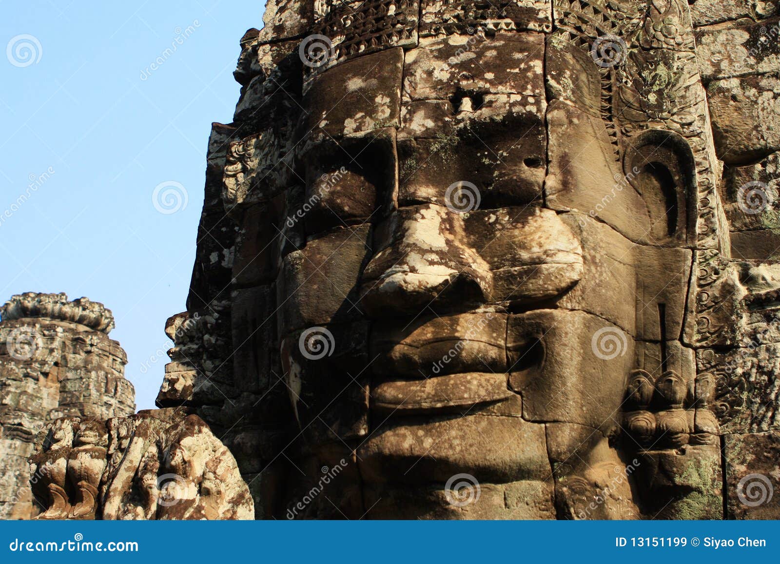 Smile from cambodia stock image. Image of asia, history - 13151199
