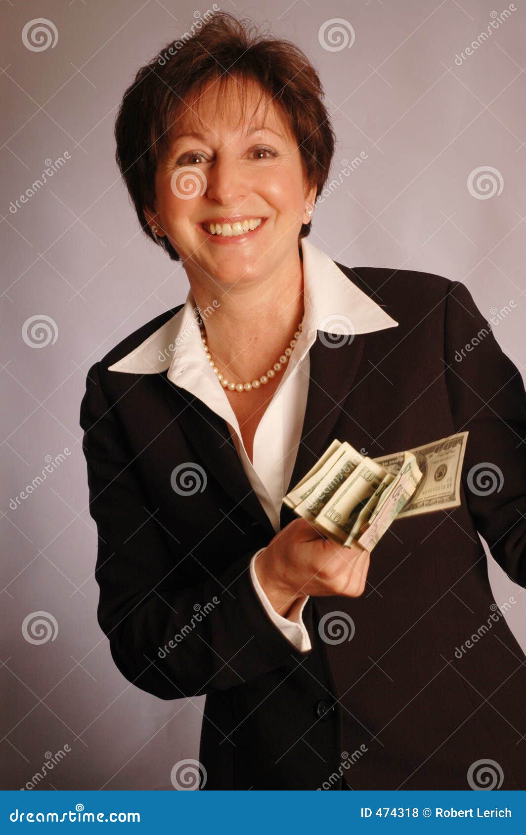 Smile with cash 2174 stock photo. Image of beautiful, rich - 474318